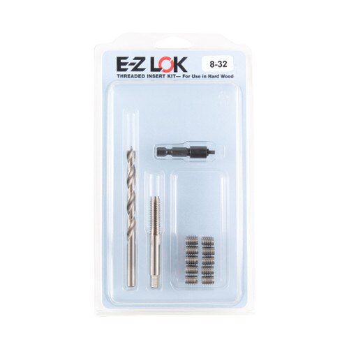 E-Z Knife™ Threaded Insert Installation Kit with Tap for Hard Wood ...