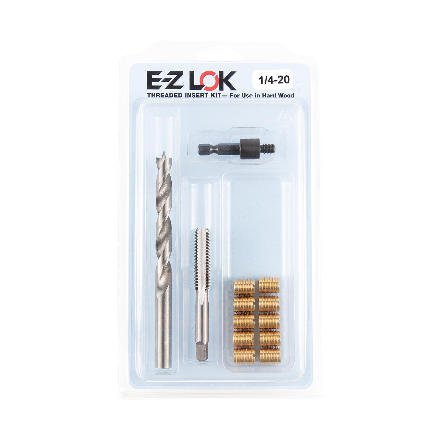 E-Z Knife™ Threaded Insert Installation Kit with Tap for Hard Wood ...