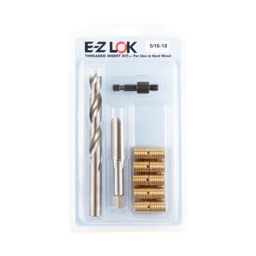 E-Z Knife™ Threaded Insert Installation Kit with Tap for Hard Wood ...