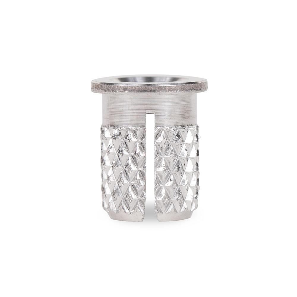 E-Z Press™ Threaded Insert - Flanged- Aluminum - 10-24