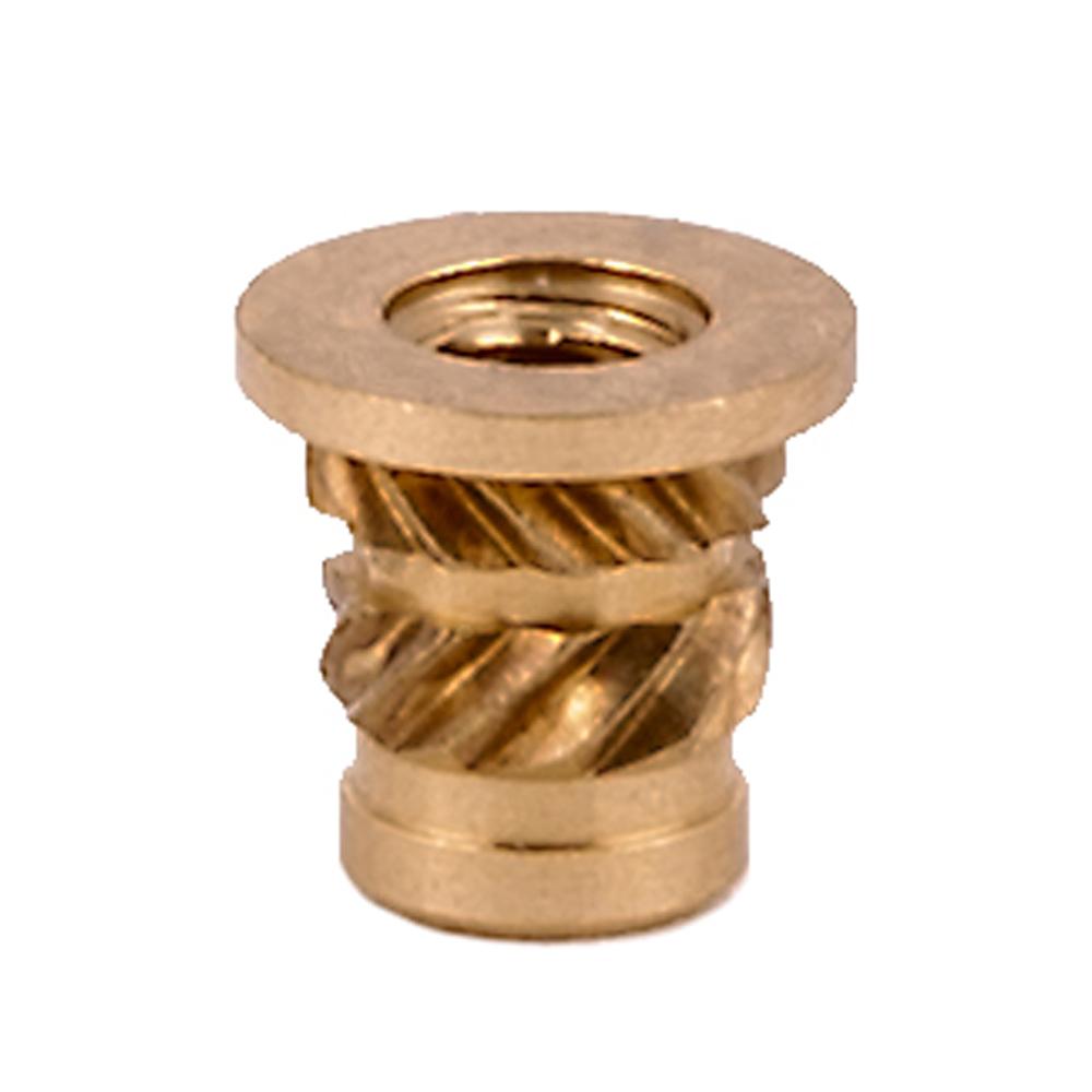 E-Z Sonic™ Threaded Insert - Straight - Flanged - 2-56