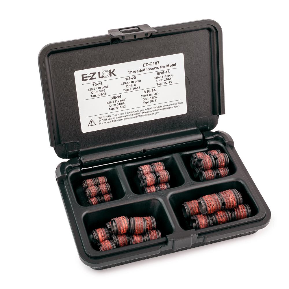 E-Z LOK™ Threaded Insert Assortment Kit - 10-24 to 7/16-14
