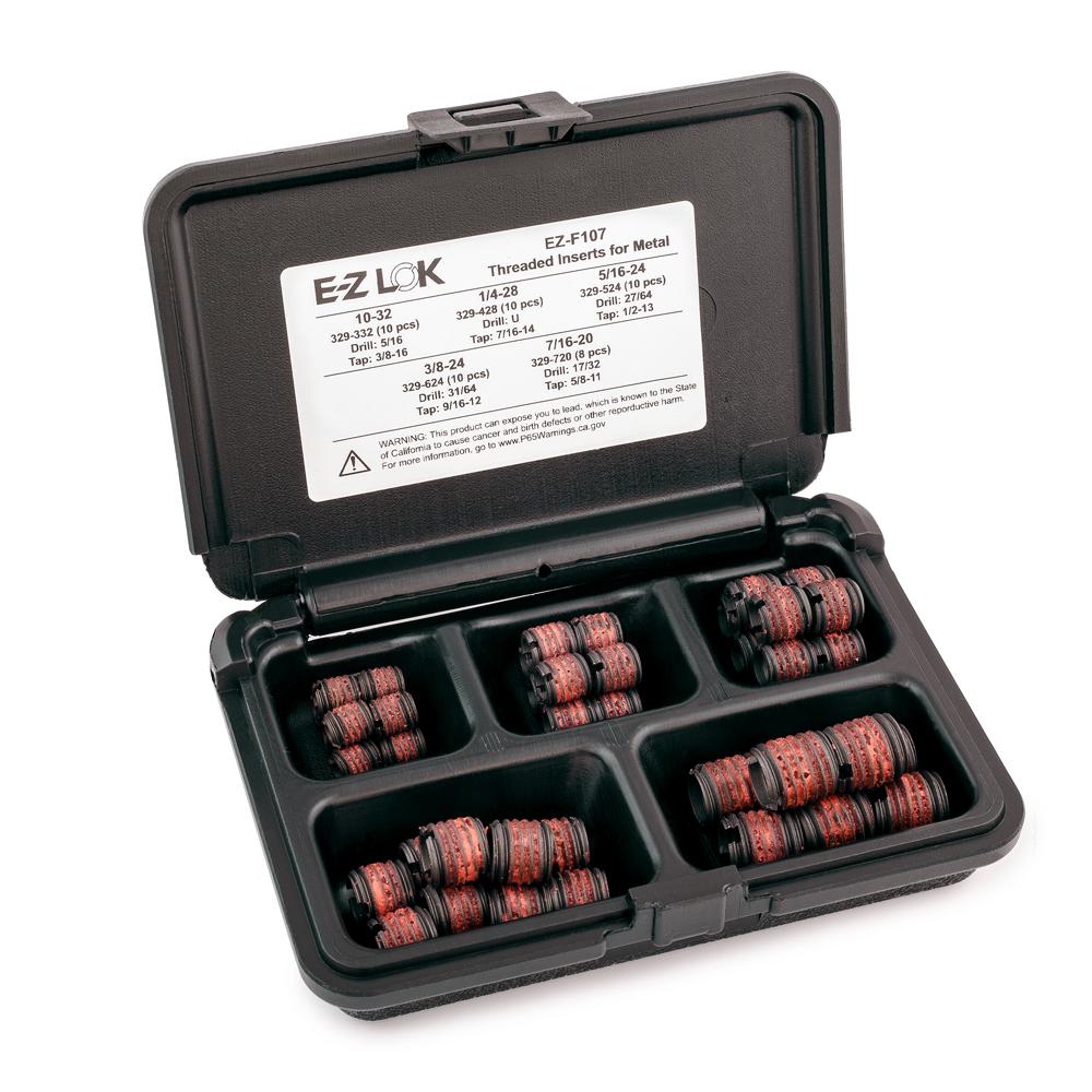 E-Z LOK™ Threaded Insert Assortment Kit - 10-32 to 7/16-20